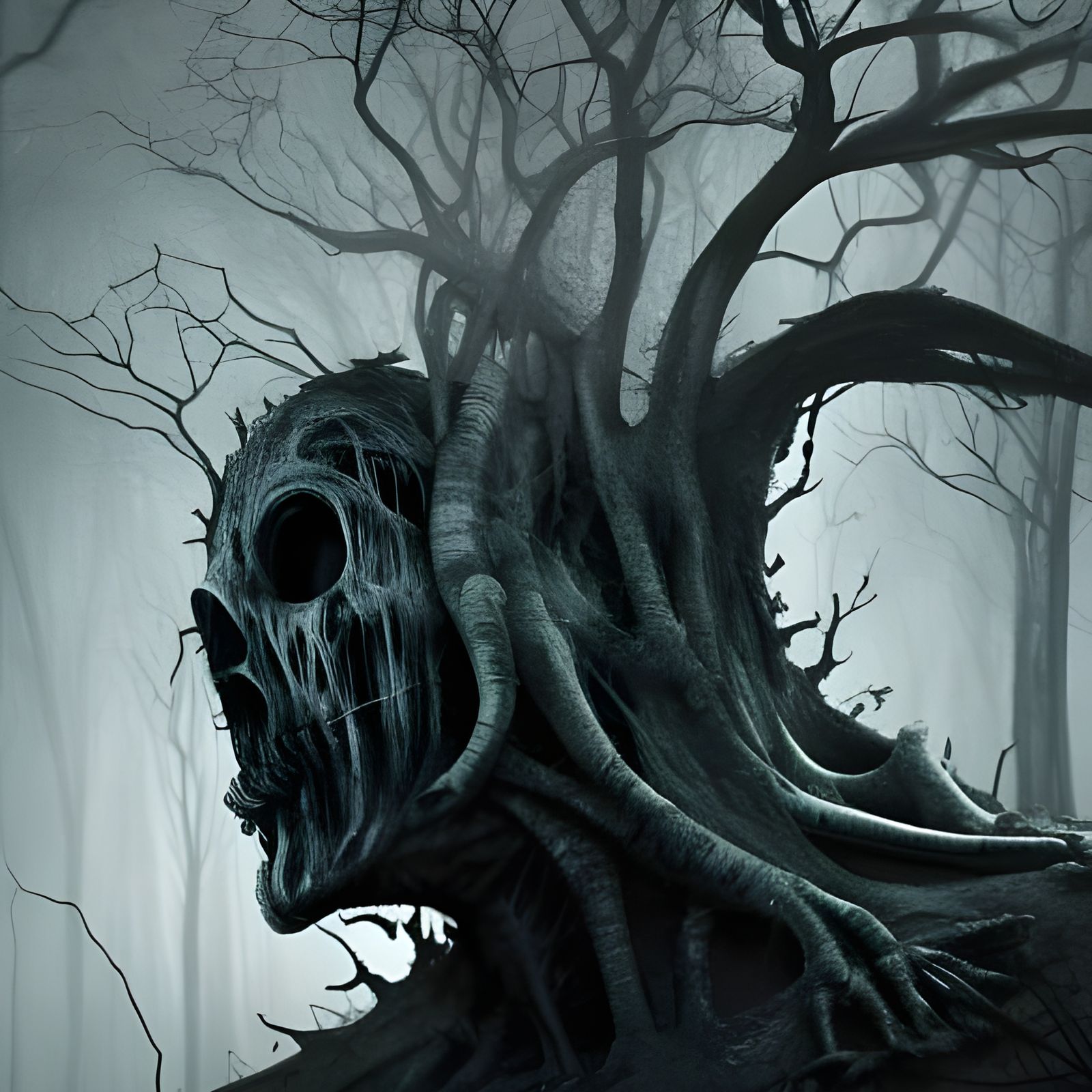 deadly tree - AI Generated Artwork - NightCafe Creator