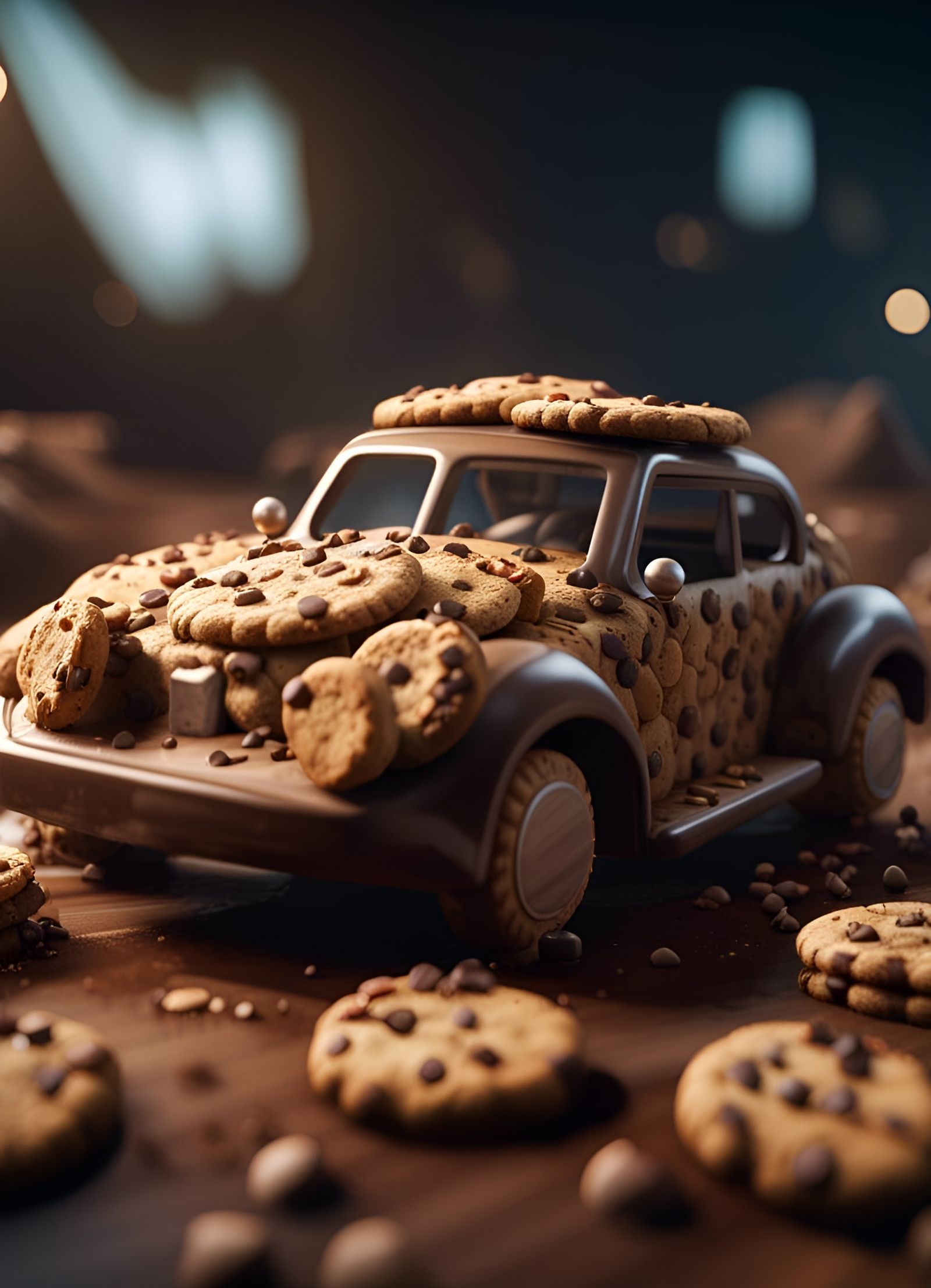 Cookie Car 🍪🚗 - AI Generated Artwork - NightCafe Creator