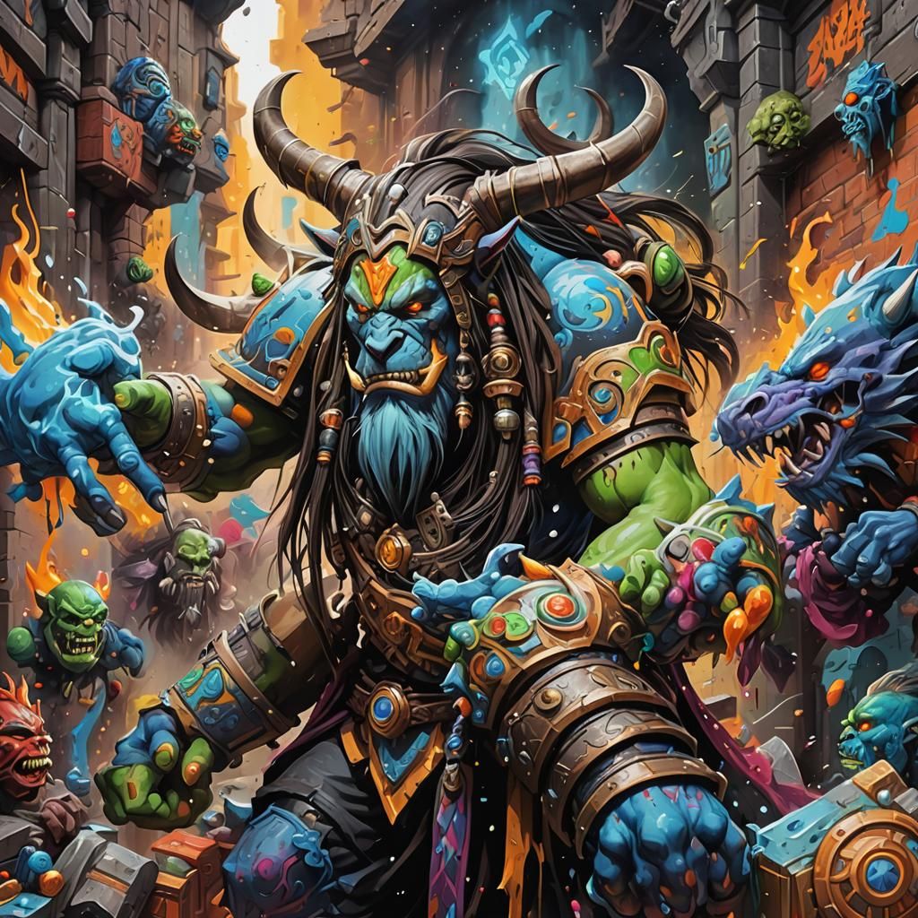 The magic world of warcraft - AI Generated Artwork - NightCafe Creator
