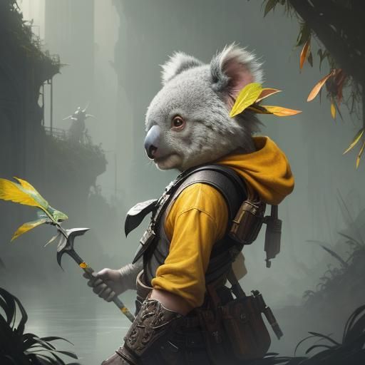 Captain Koala - AI Generated Artwork - NightCafe Creator