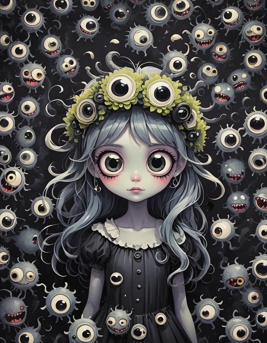 strange girl - AI Generated Artwork - NightCafe Creator