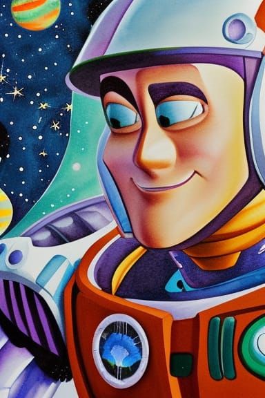 Buzz Lightyear #30: The Handsome Hero - AI Generated Artwork ...