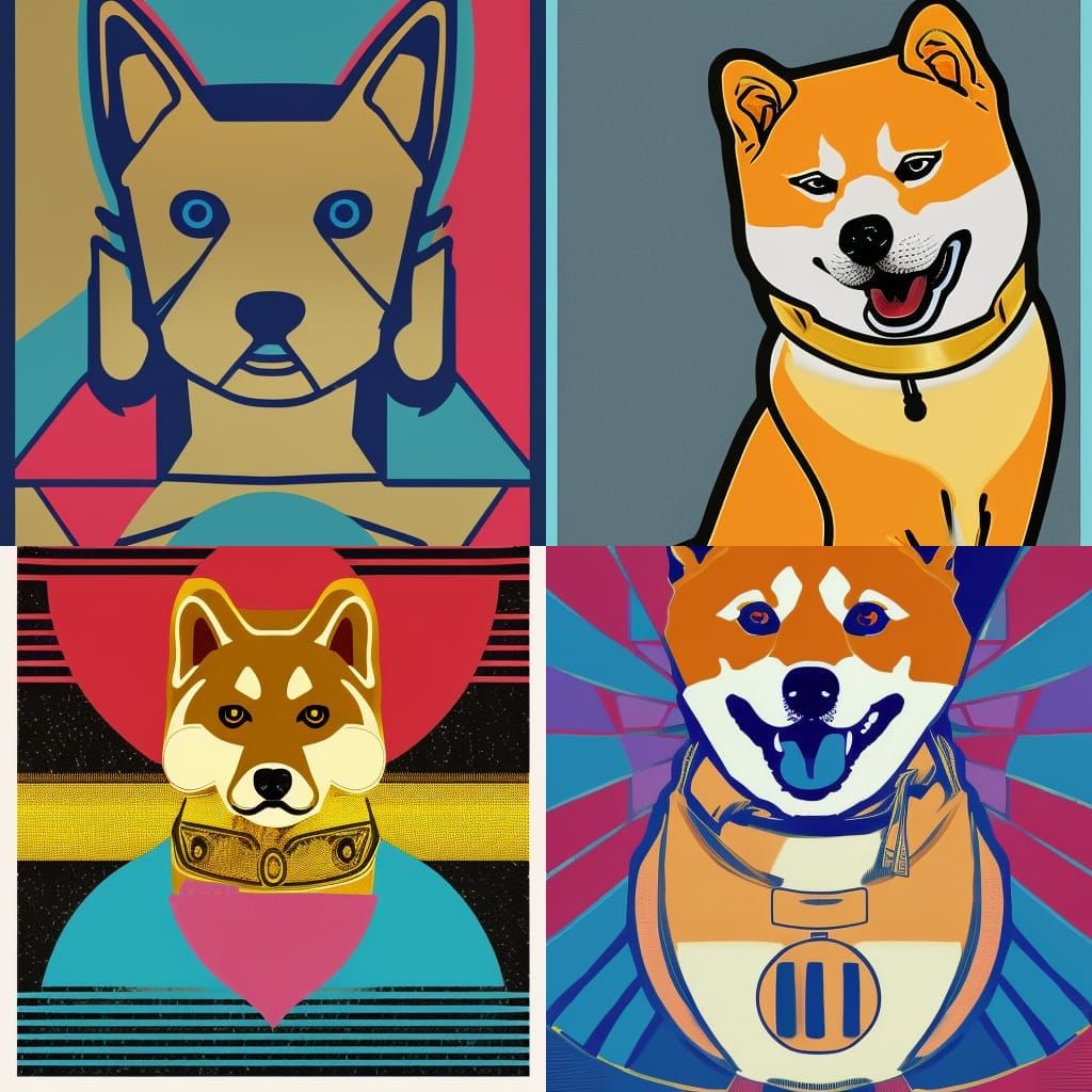 Rich Shiba Inu - AI Generated Artwork - NightCafe Creator