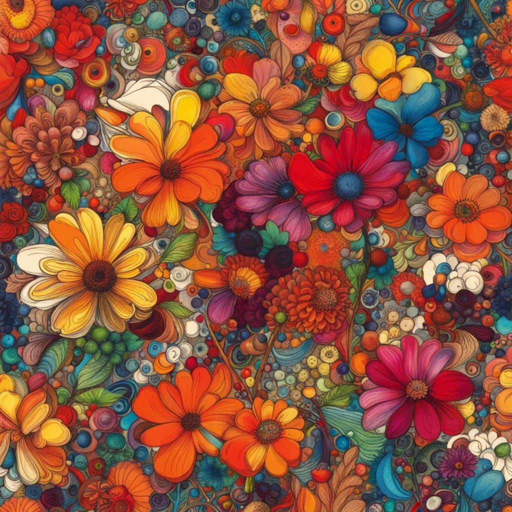 Flowers - AI Generated Artwork - NightCafe Creator