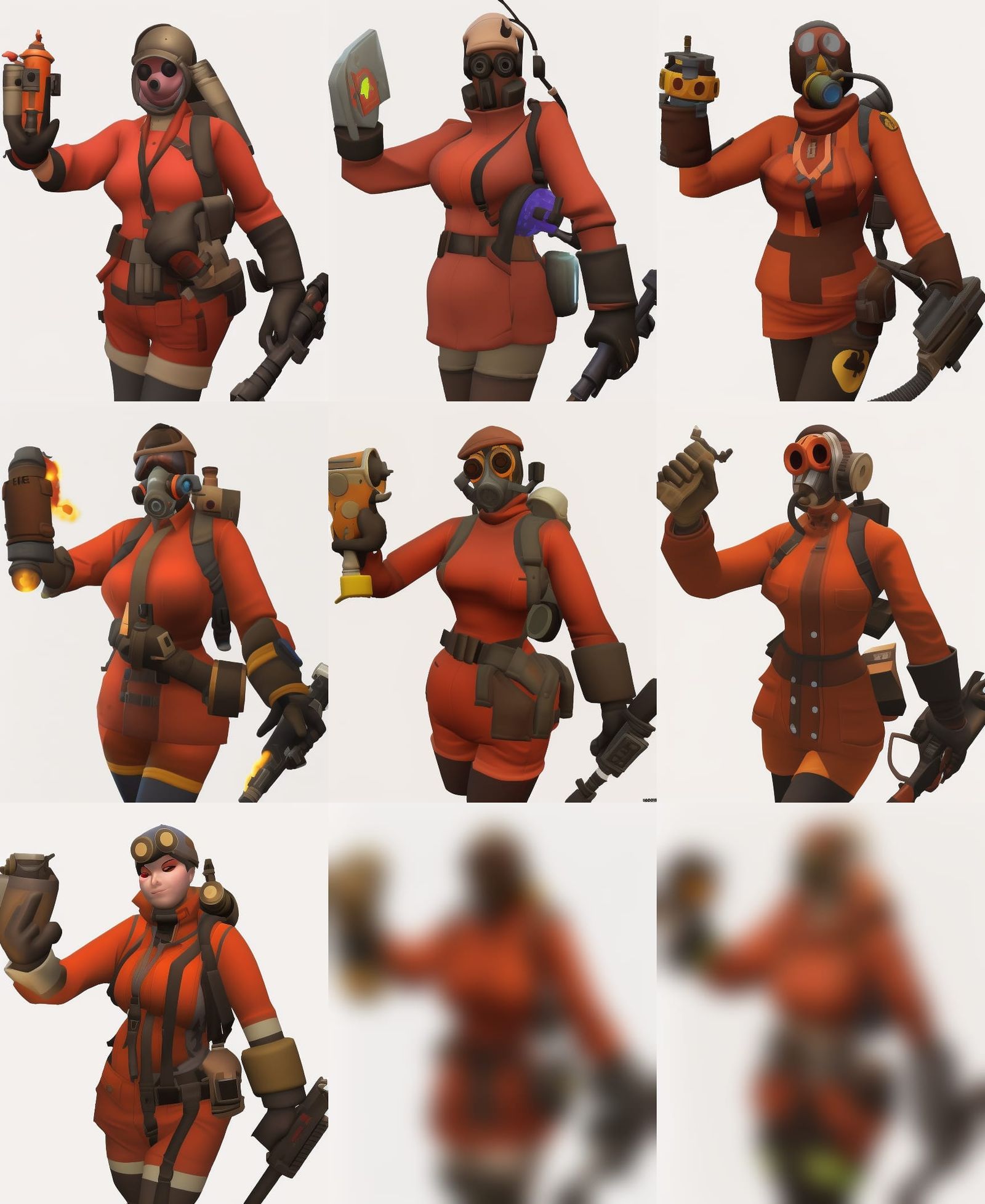 FemPyro (team fortress 2) - AI Generated Artwork - NightCafe Creator