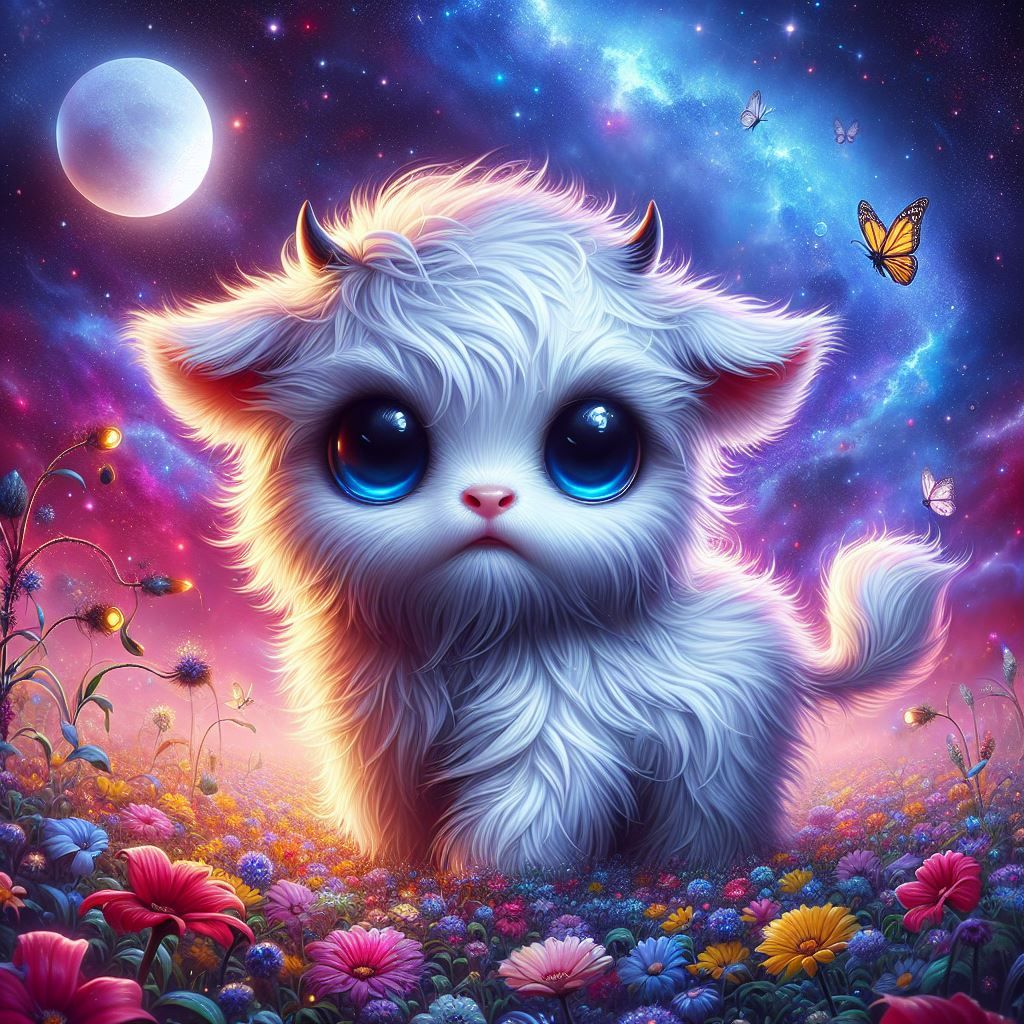 Moon Cow for @bellabon - AI Generated Artwork - NightCafe Creator