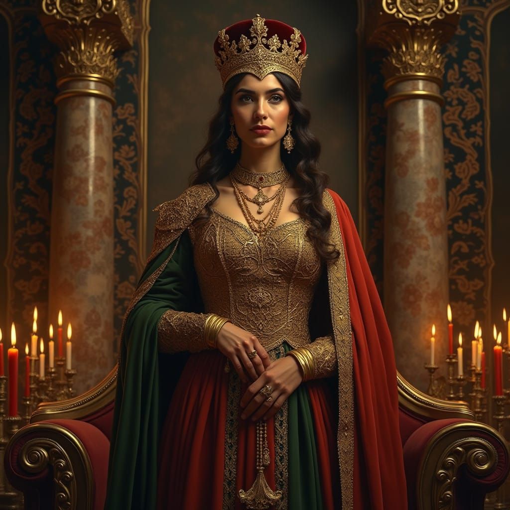 imagens da rainha ester da biblia - Regal Queen Esther in An...