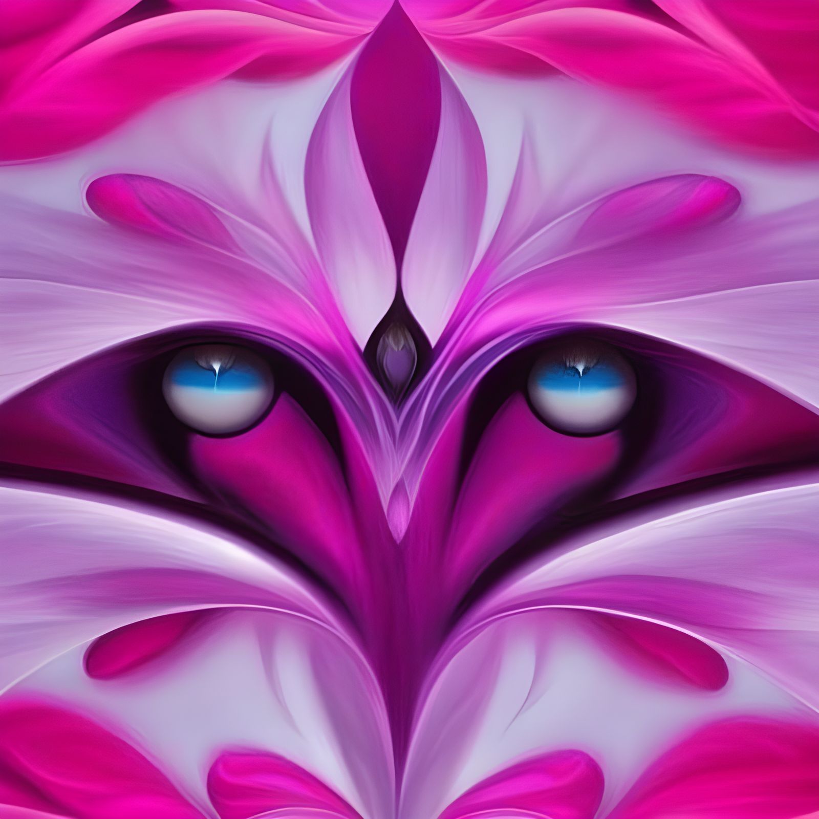 Flower Entity (#3) 🌸 👁️ 🌺 - AI Generated Artwork - NightCafe Creator