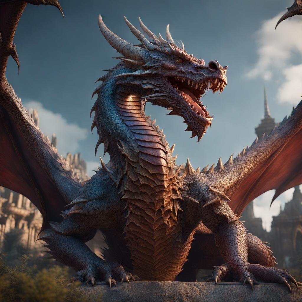 Dragon - AI Generated Artwork - NightCafe Creator