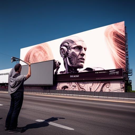 Billboard #3 - AI Generated Artwork - NightCafe Creator