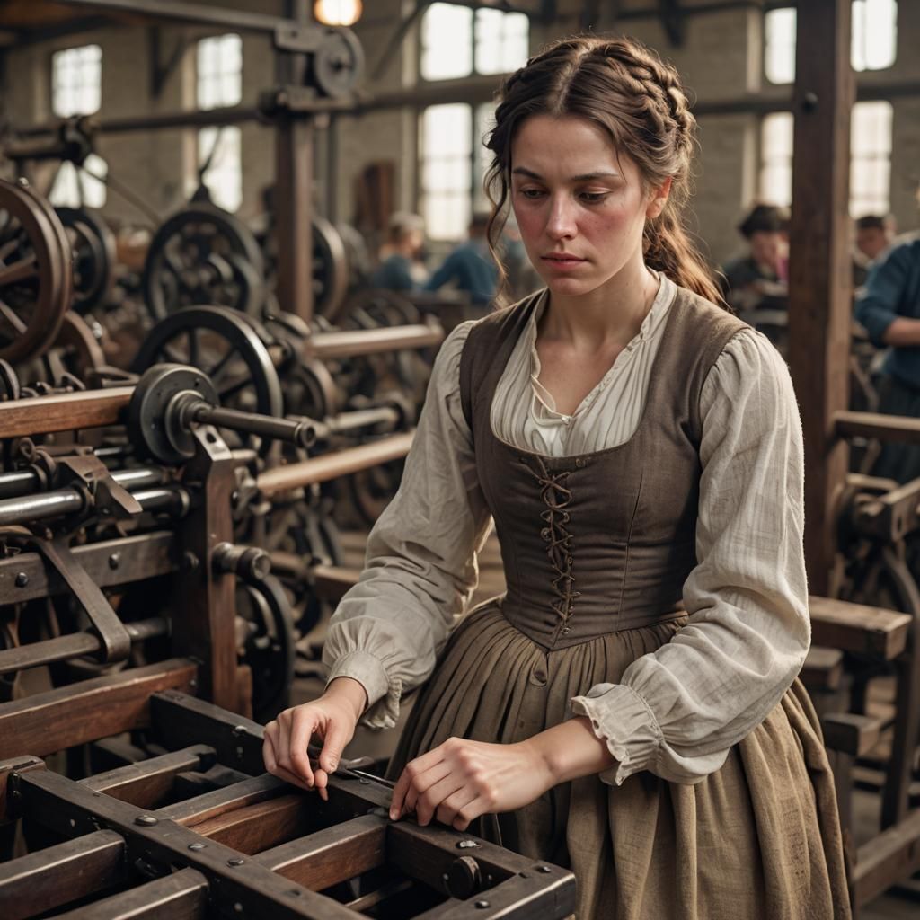 1700's Factory Worker - AI Generated Artwork - NightCafe Creator