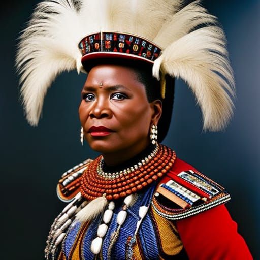 Zulu Queen - AI Generated Artwork - NightCafe Creator