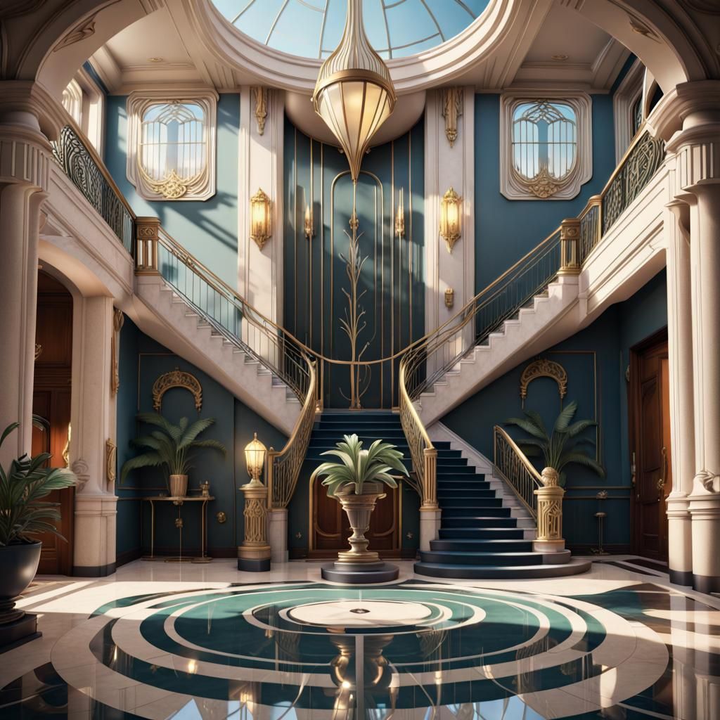 Art deco - AI Generated Artwork - NightCafe Creator