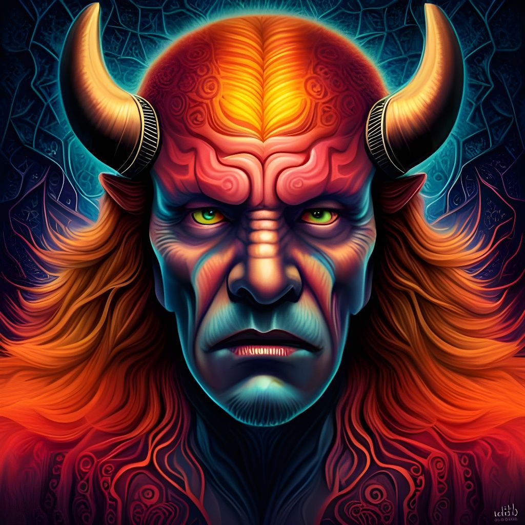 Bison man - AI Generated Artwork - NightCafe Creator