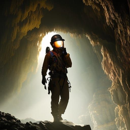 Speleologist - AI Generated Artwork - NightCafe Creator