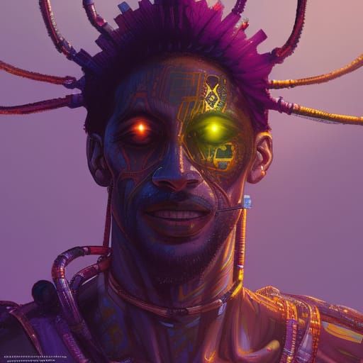 Cyber Voodoo - AI Generated Artwork - NightCafe Creator