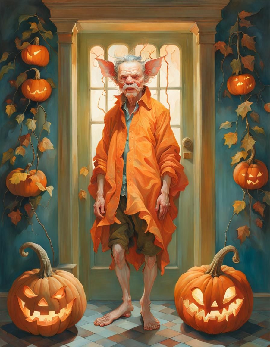 Halloween creep - AI Generated Artwork - NightCafe Creator