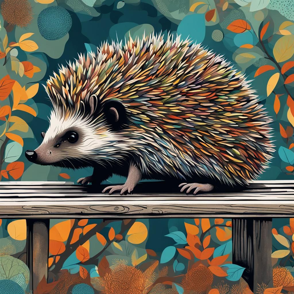 Hedgehog - 2 - AI Generated Artwork - NightCafe Creator