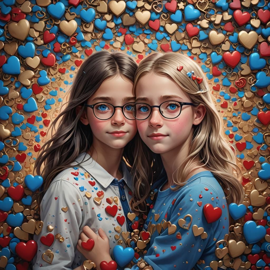 Sibling love - AI Generated Artwork - NightCafe Creator