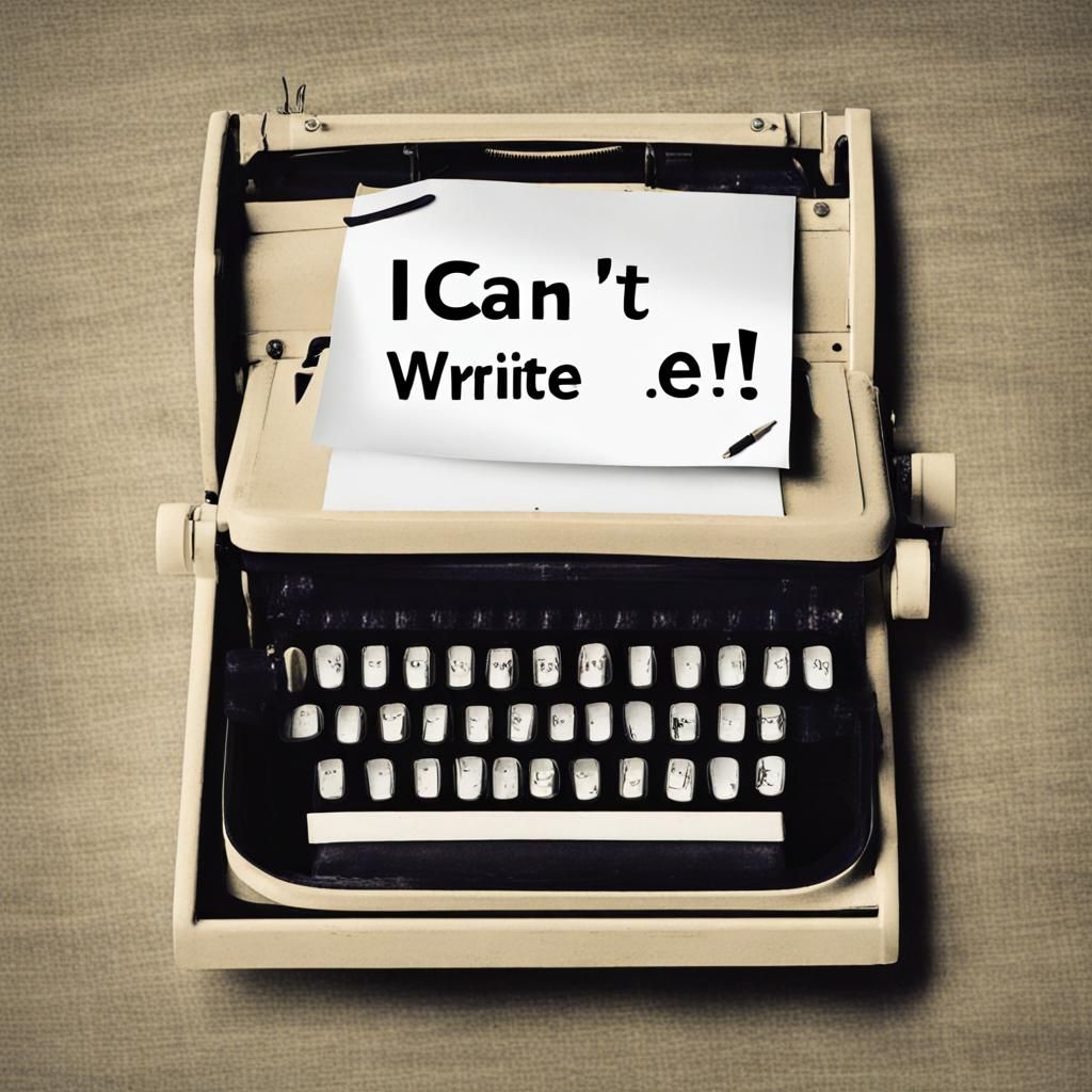 a sign saying "i can't write!" - AI Generated Artwork - NightCafe Creator