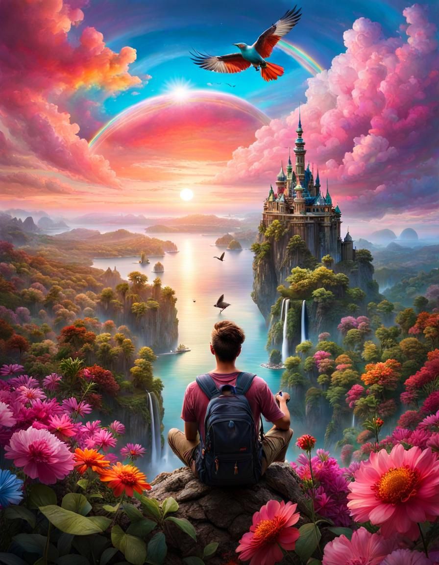 Utopian world - AI Generated Artwork - NightCafe Creator