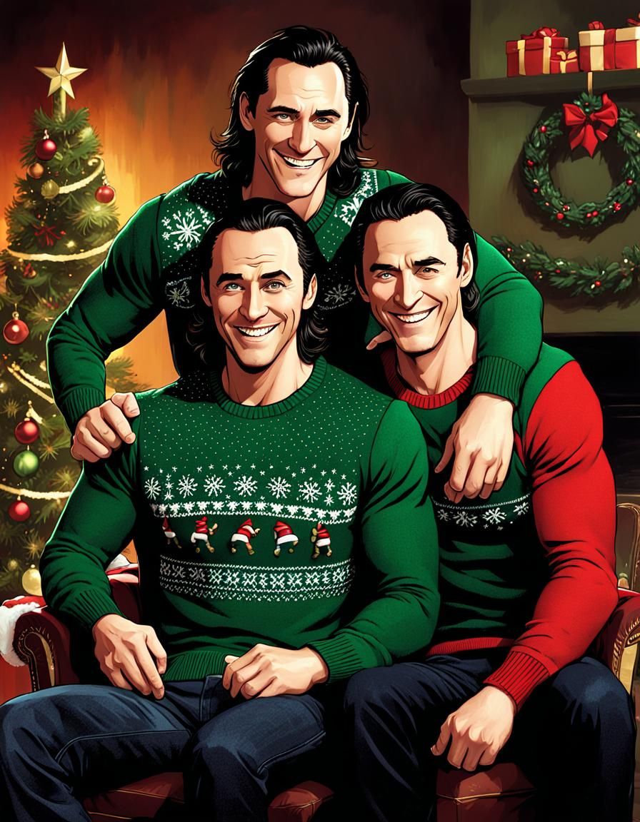 A Loki Christmas - AI Generated Artwork - NightCafe Creator