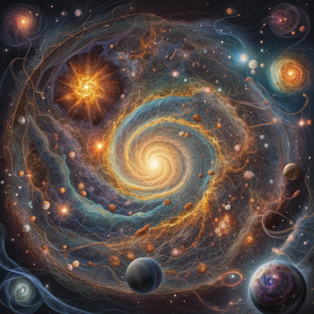 a detailed picture of Birth of the Universe - AI Generated Artwork ...
