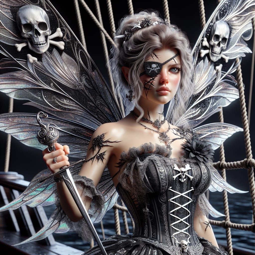 Capt. Briarthorn aka Captain Blood, pirate fairy