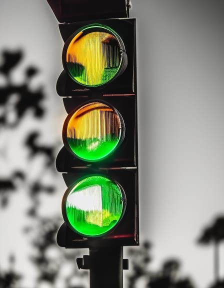traffic light - AI Generated Artwork - NightCafe Creator