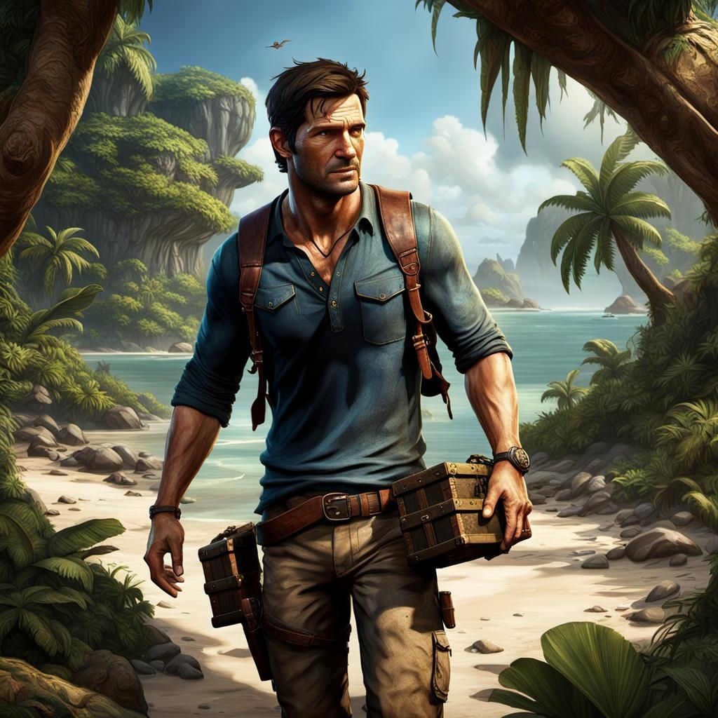 Nathan Drake - AI Generated Artwork - NightCafe Creator