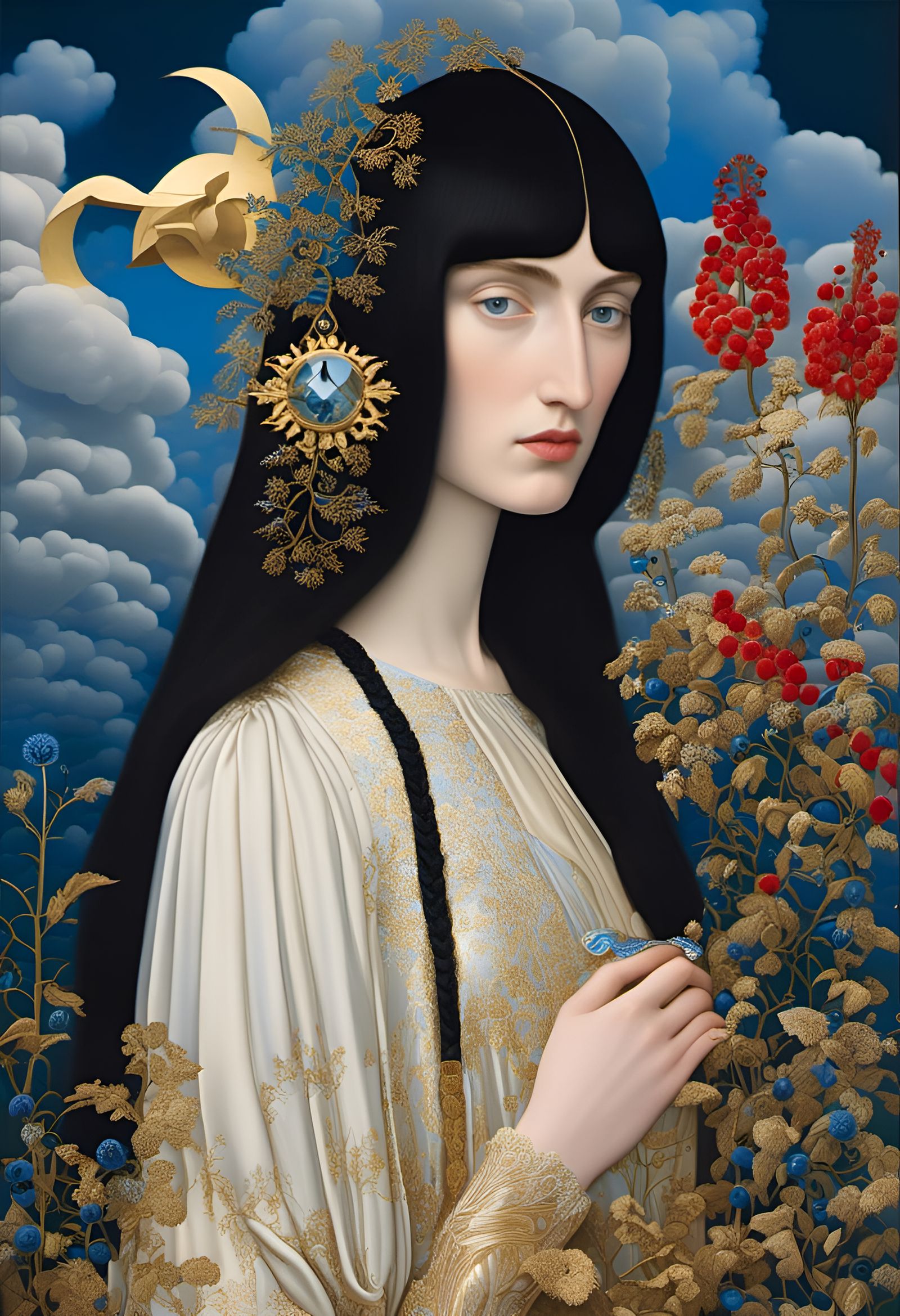 Professional artist modern magical realism, Jan Va Eyck, Lizzie Riches ...