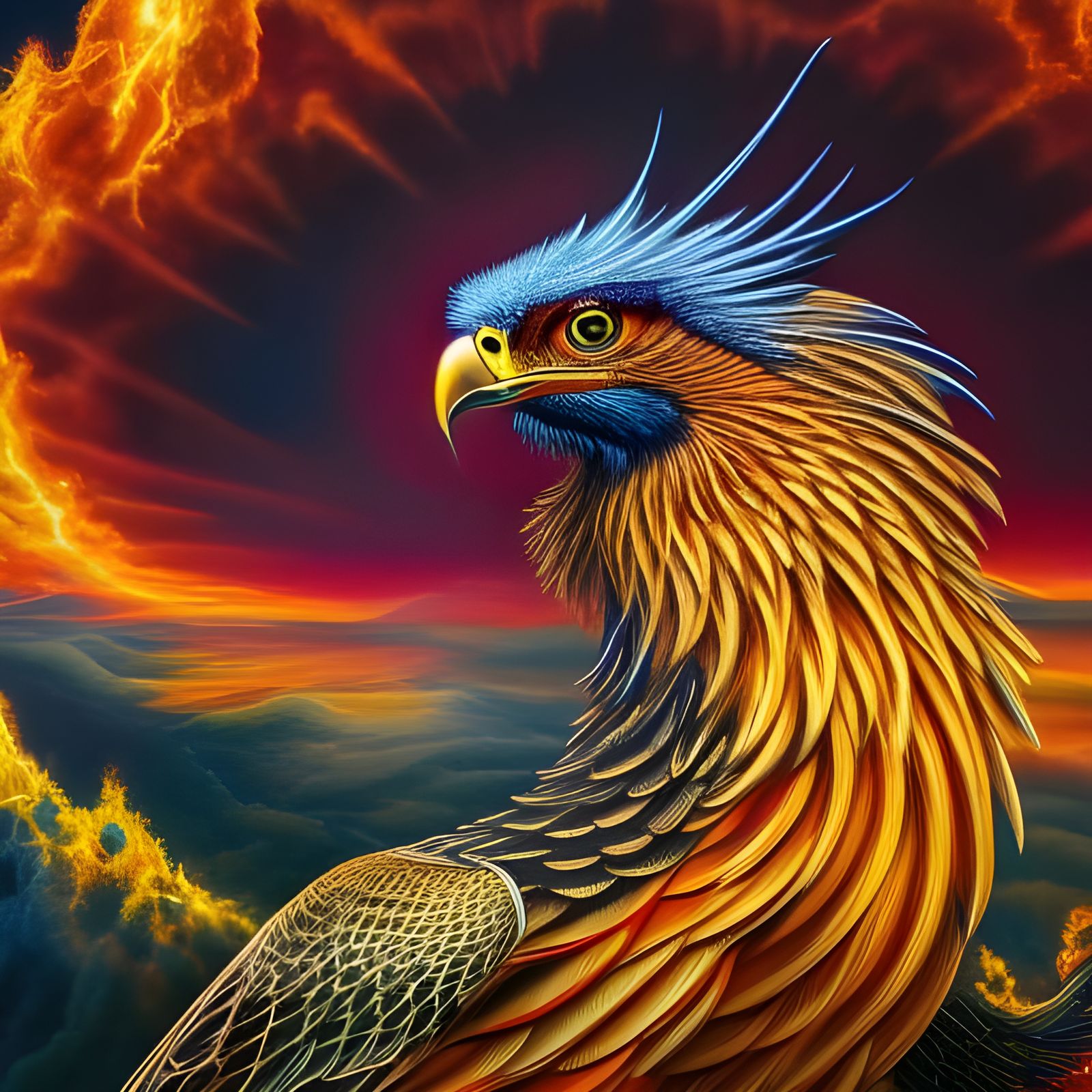 Phoenix Outtake - AI Generated Artwork - NightCafe Creator