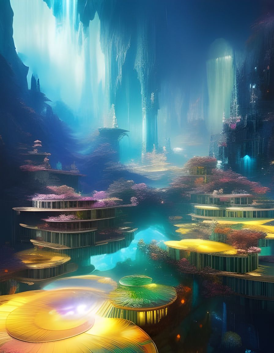 Solarpunk cityscape - AI Generated Artwork - NightCafe Creator