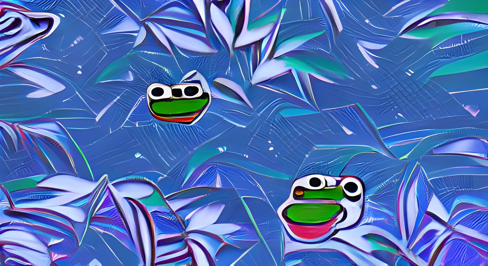 Cool Pepe the Frog Wallpaper 4K - AI Generated Artwork - NightCafe Creator