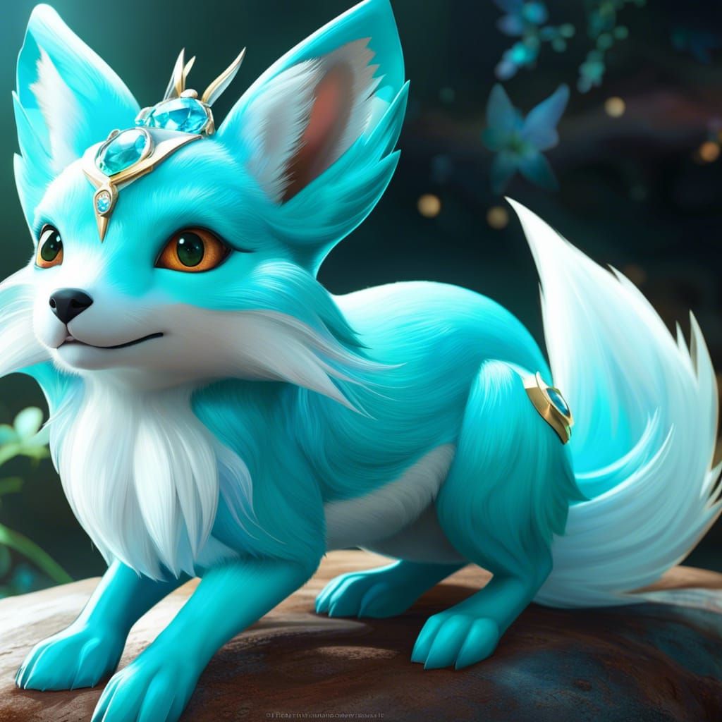 Gem Fox - AI Generated Artwork - NightCafe Creator