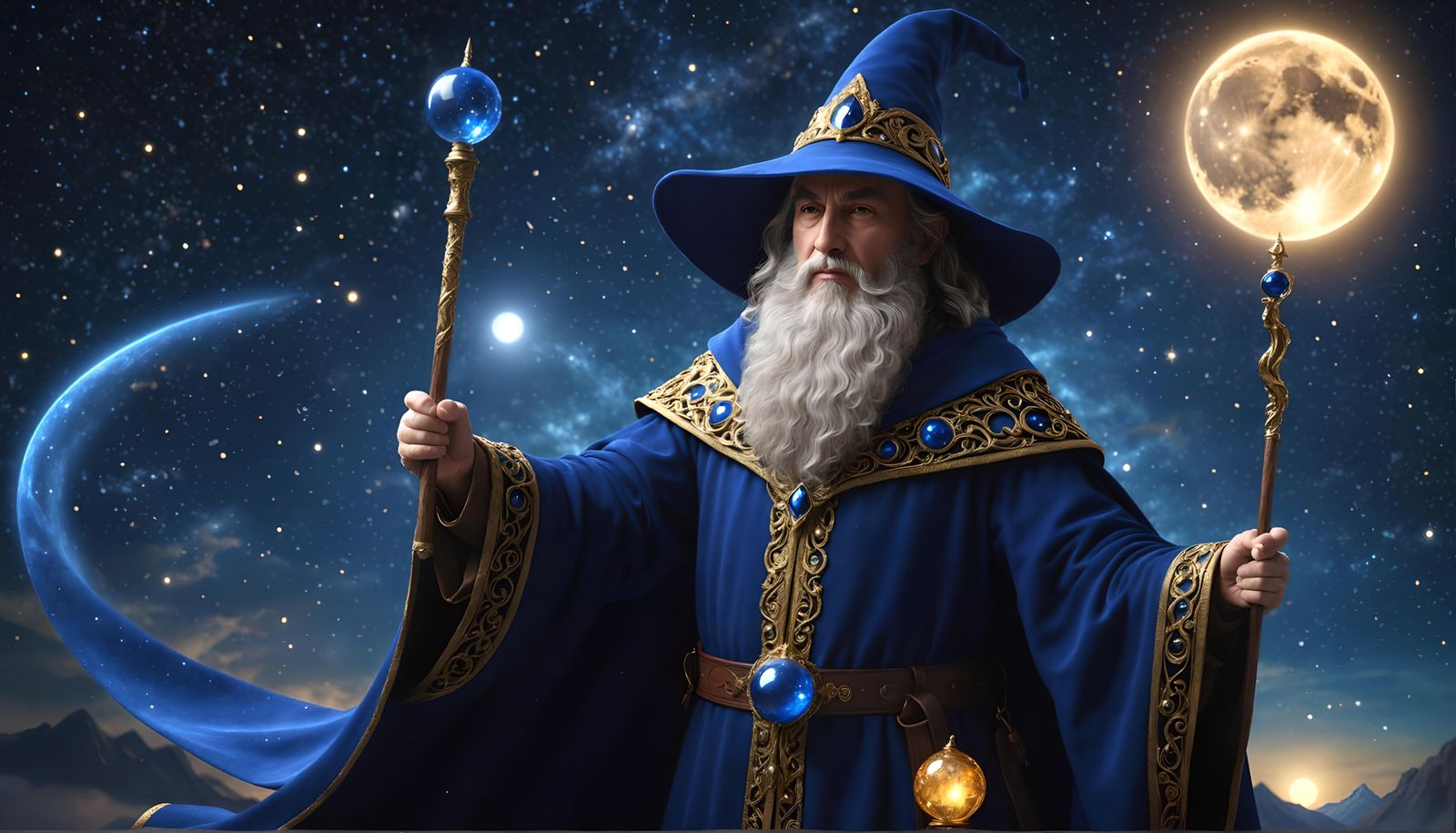 Majestic wizard - AI Generated Artwork - NightCafe Creator