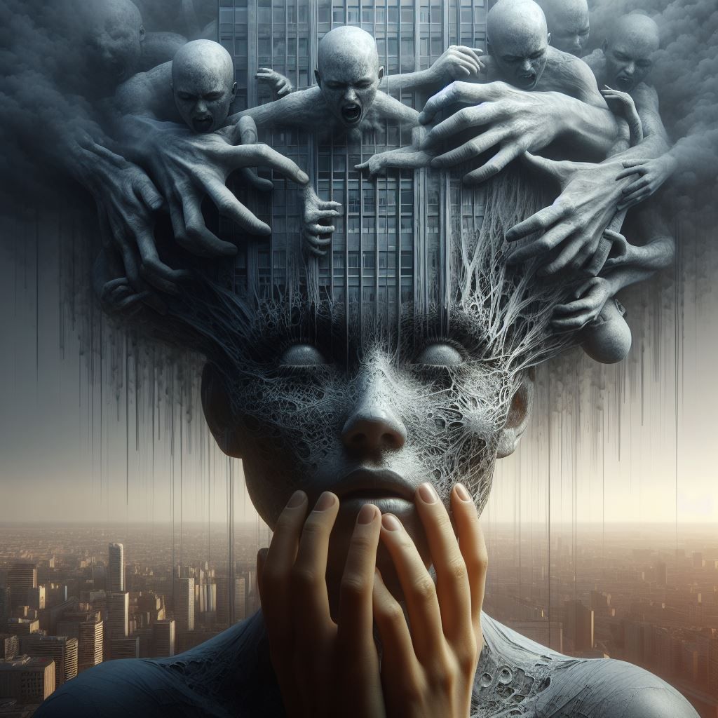 The Phobia Project : Acrophobia - AI Generated Artwork - NightCafe Creator