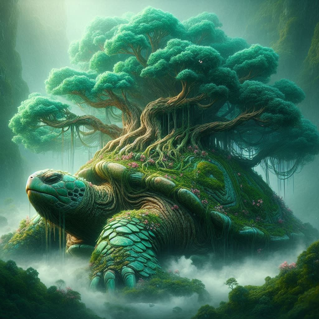 GreenShell, The Emerald Sanctuary #2 - AI Generated Artwork - NightCafe Creator