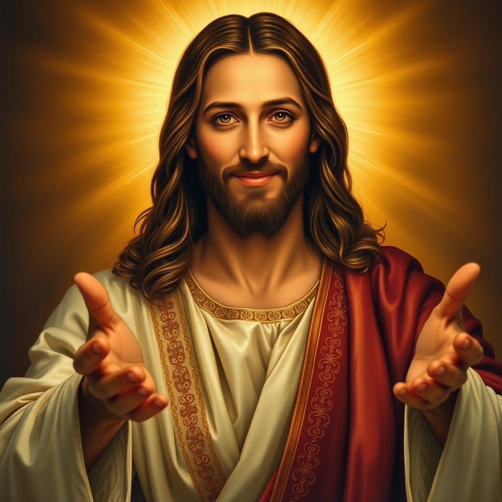 i got you! - Benevolent Jesus Christ in Elegant Robes