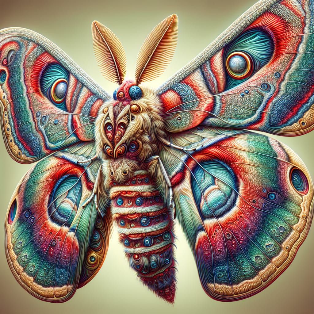 Moth - AI Generated Artwork - NightCafe Creator