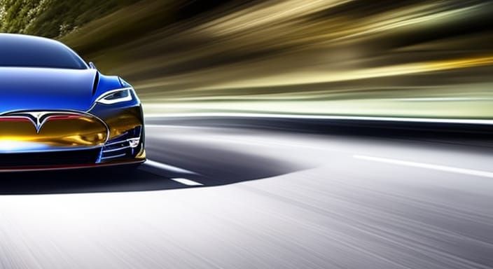 Tesla Car future - AI Generated Artwork - NightCafe Creator