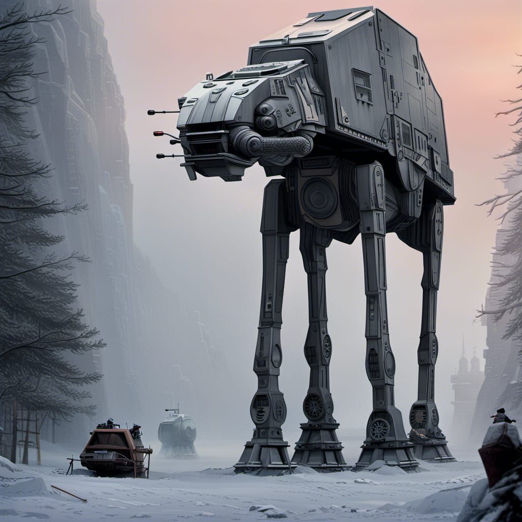 AT-AT WALKER - AI Generated Artwork - NightCafe Creator