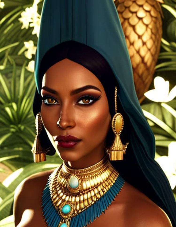 Queen Merneith, first woman ruler in Egypt II - AI Generated Artwork ...