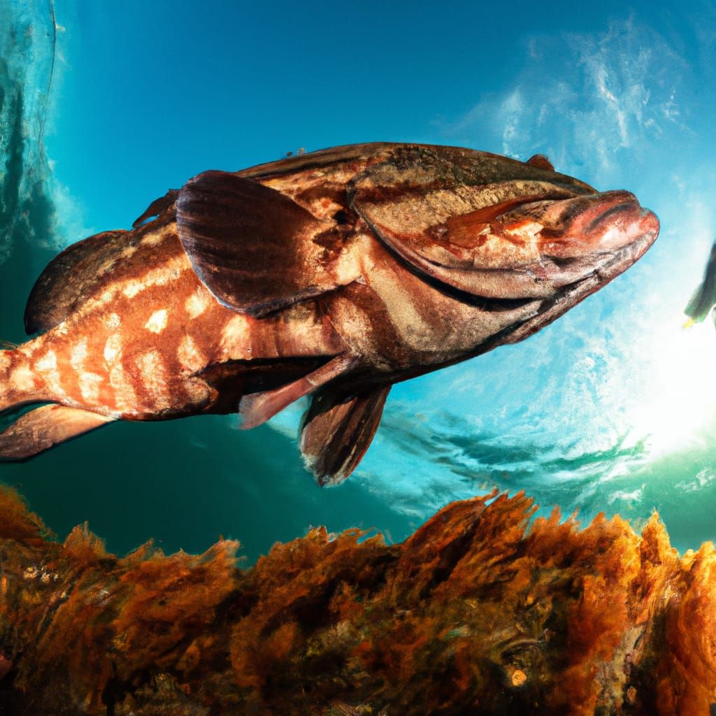 Brown Grouper! - AI Generated Artwork - NightCafe Creator
