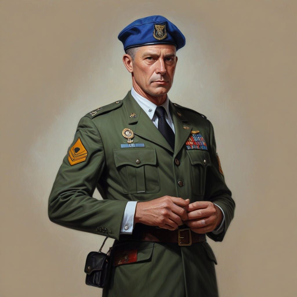 A Sergeant Major is apparently outranked by a Sergeant Colonel