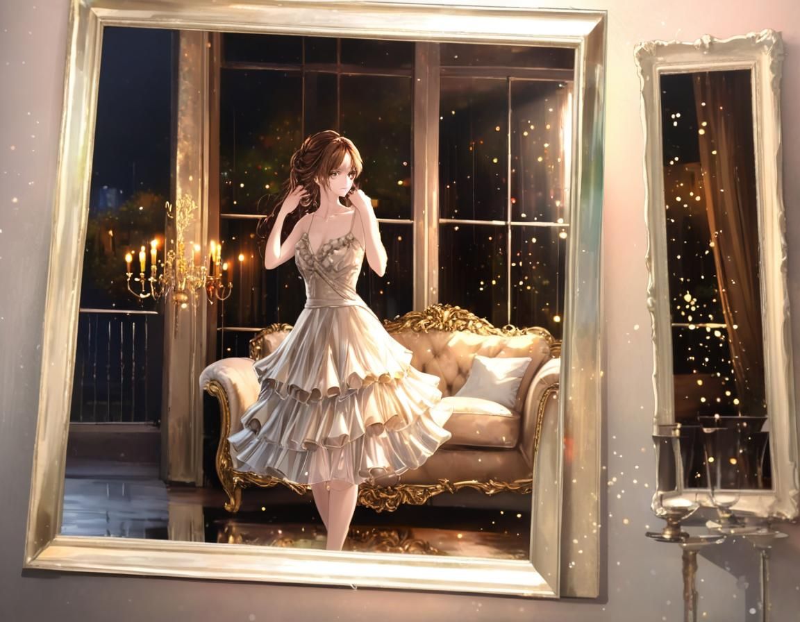 Anime with painterly triadic colors shading && (Illumination atmosphere ...