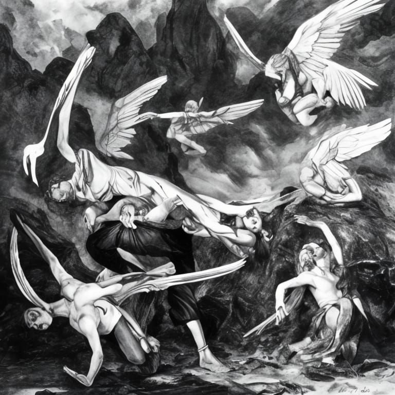 human fallen angels - human fallen angels