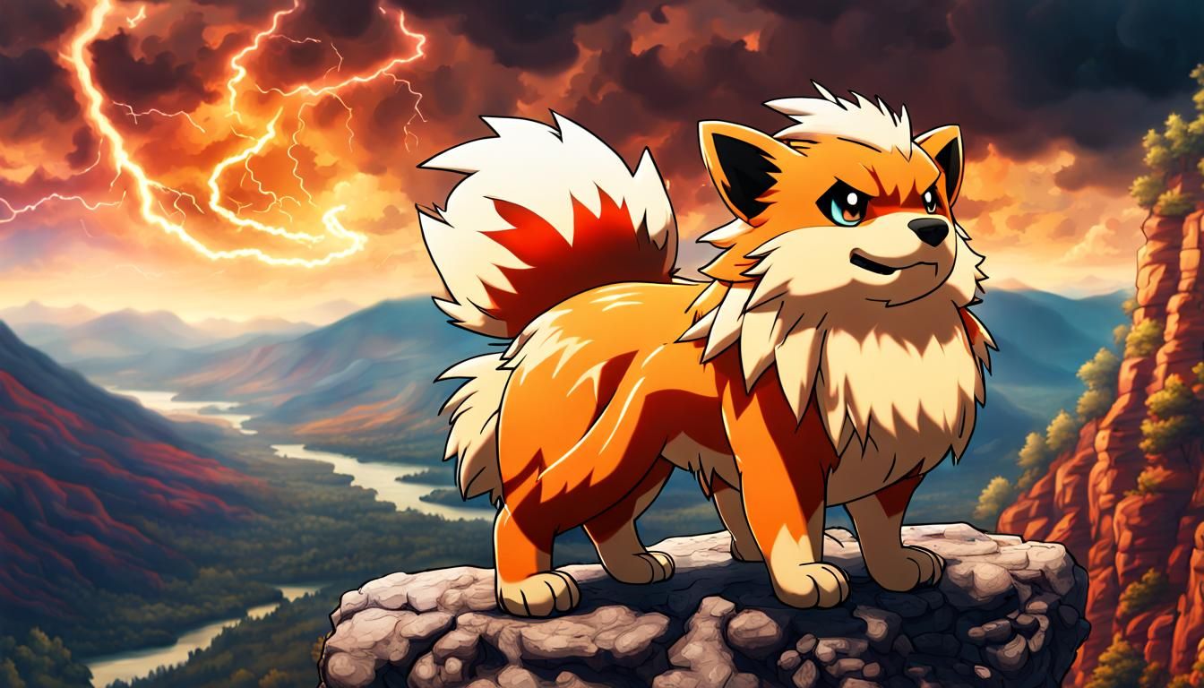 Growlithe IV - AI Generated Artwork - NightCafe Creator
