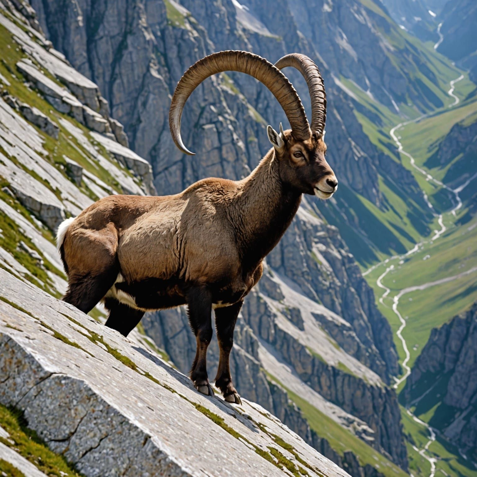 Alpine Ibex: superb stance - Alpine Ibex: superb stance
