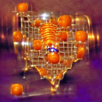 Quantum stabilized orange matter. Suspended in a pressurized lattice of ...